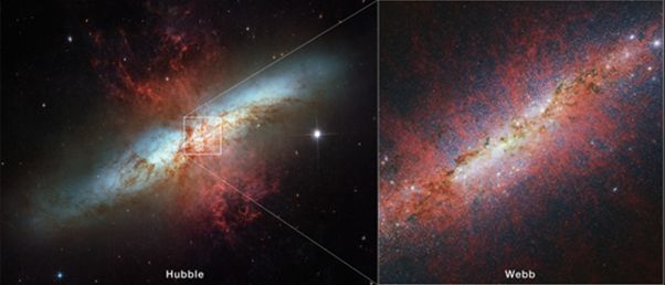 NASA’s JWST probes an extreme starburst galaxy